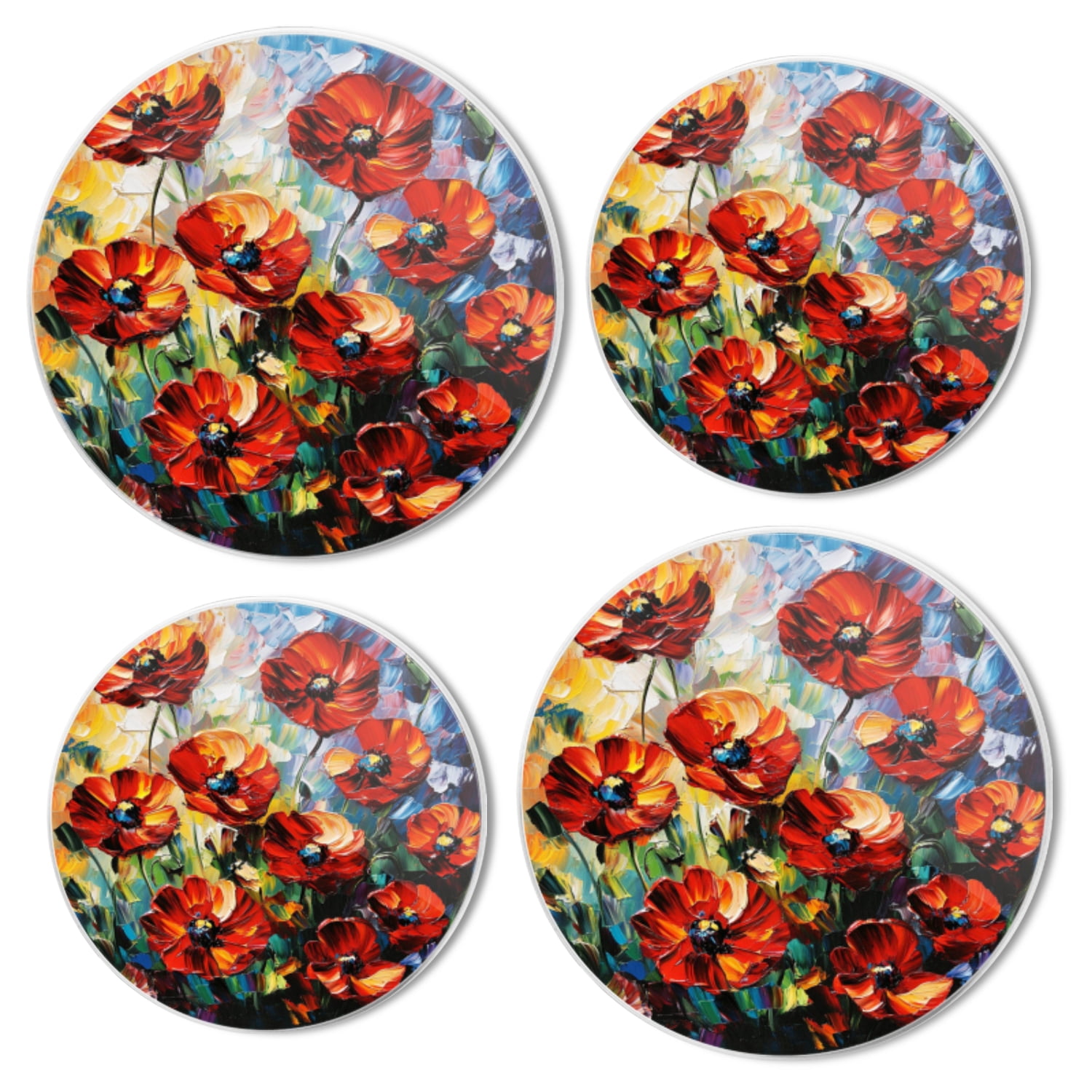 Electric Stove Burner Covers Set of 4 for Range Accessories, Expressive ...