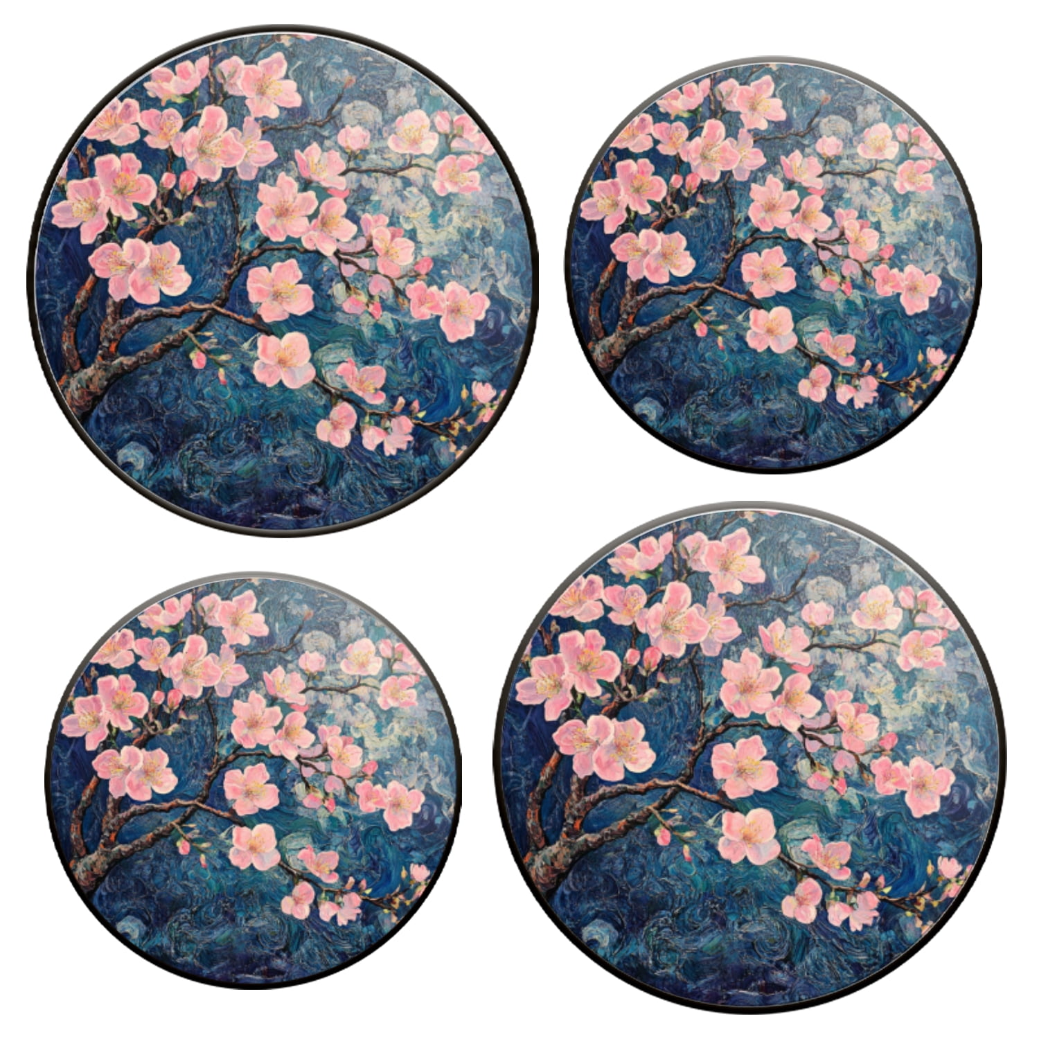 Electric Stove Burner Covers Set of 4 for Range Accessories, Pink ...