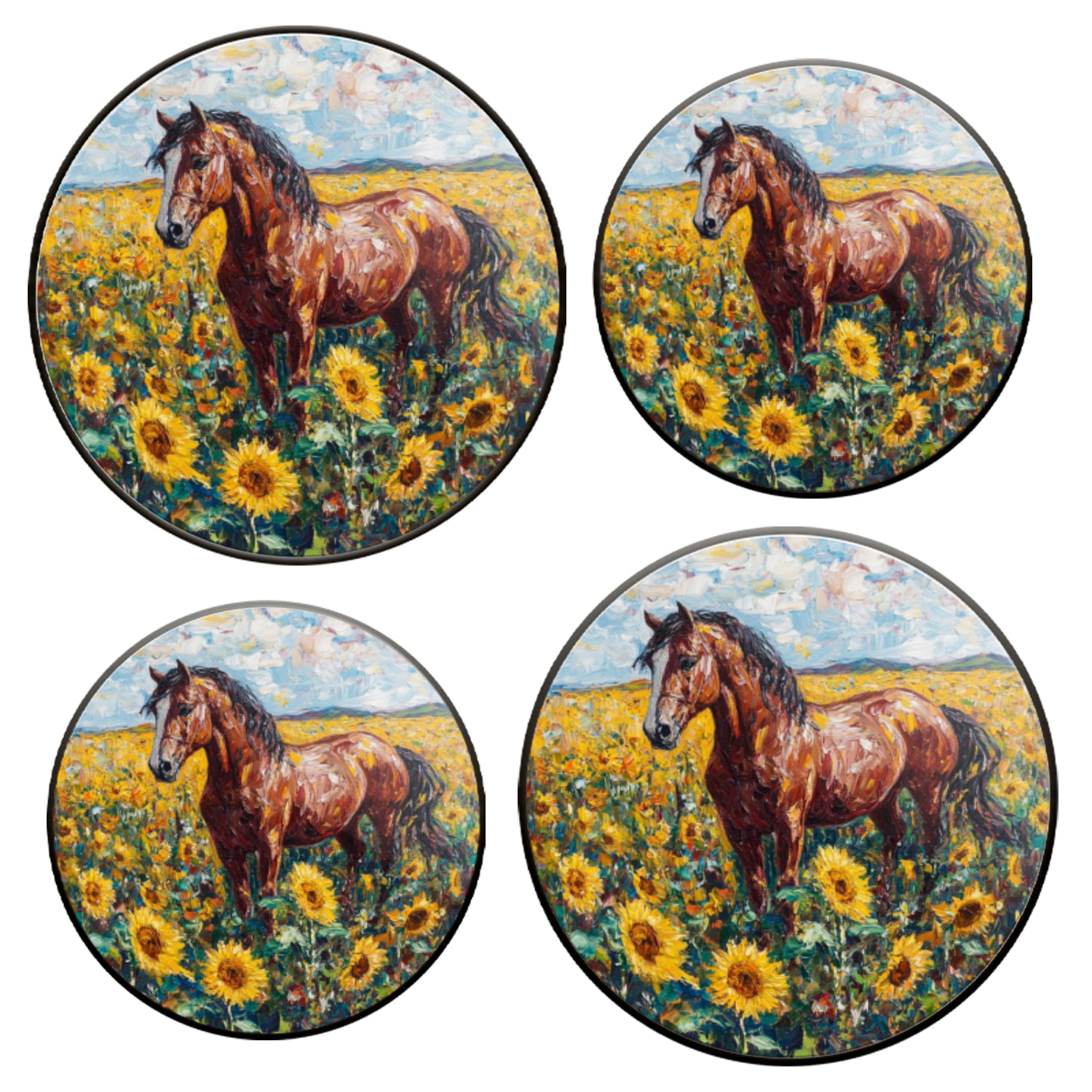 Electric Stove Burner Covers Set of 4 for Range Accessories, Stunning ...