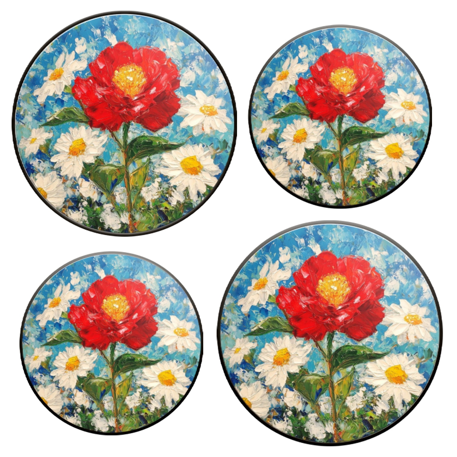 Electric Stove Burner Covers Set of 4 for Range Accessories, Stunning ...