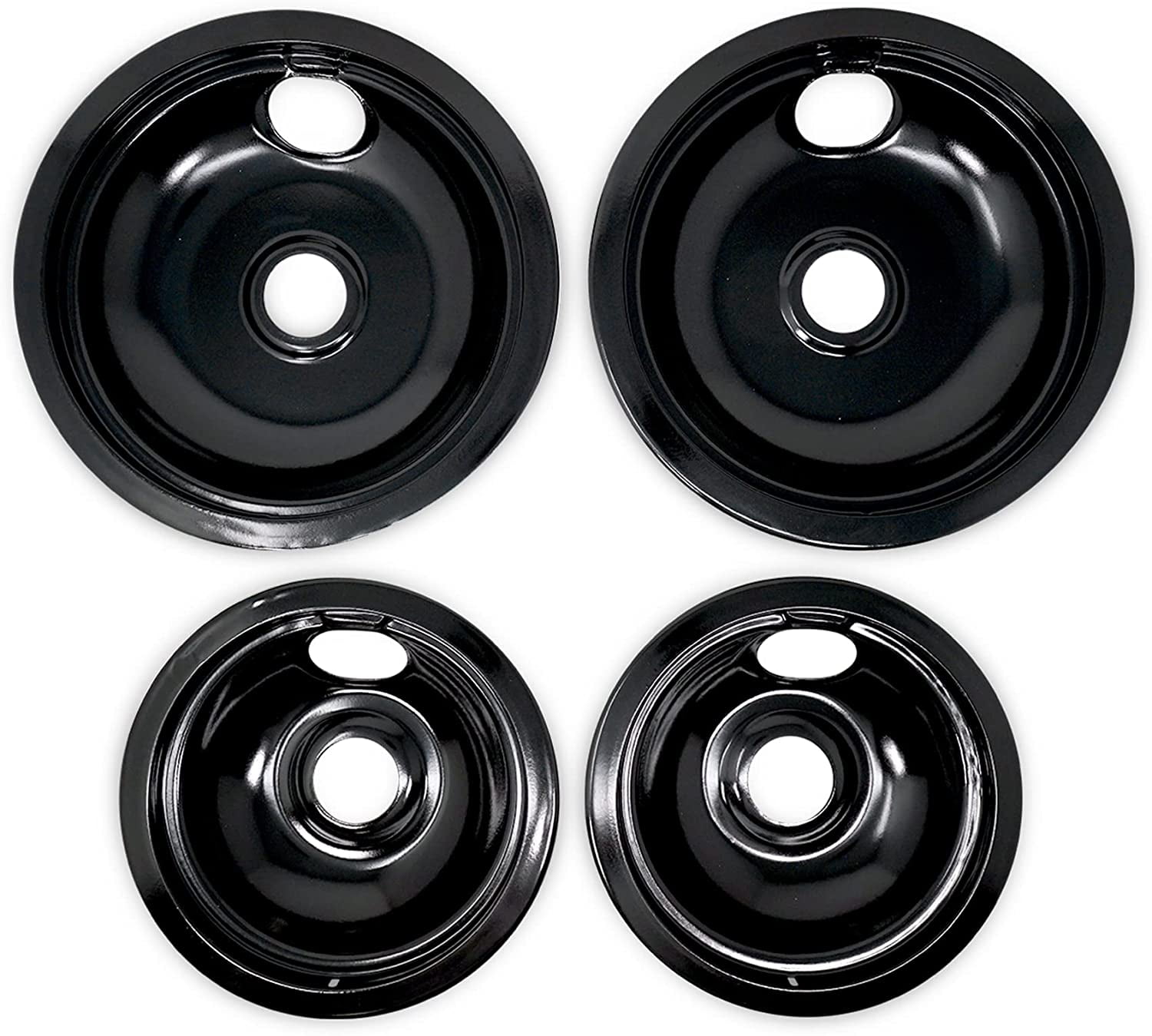 Electric Stove Drip Pans Set of 4 for Frigidaire 5304430150 5304430149 ...