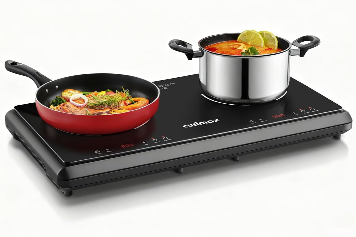 Electric Stove, Hot Plate for Home,9 Temperature and 1800w Power Level ...