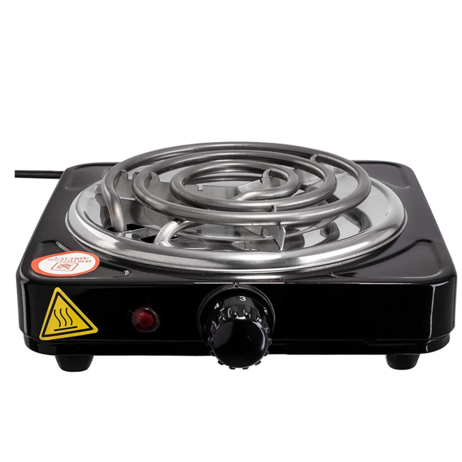 Electric Stove, Single Burner Cooktop, Compact and Portable, Adjustable ...