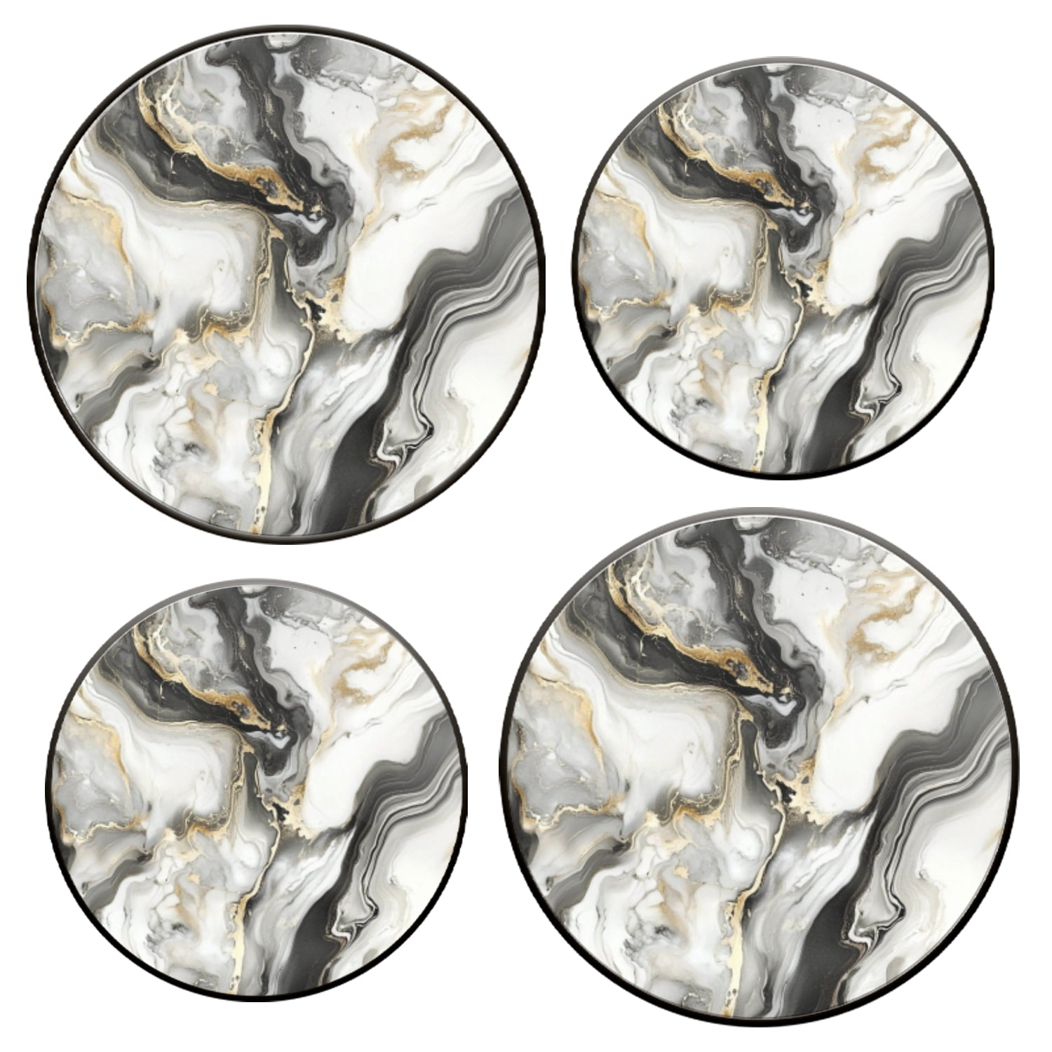 Electric Stove Top Covers Set of 4 for Range Accessories, Black And ...