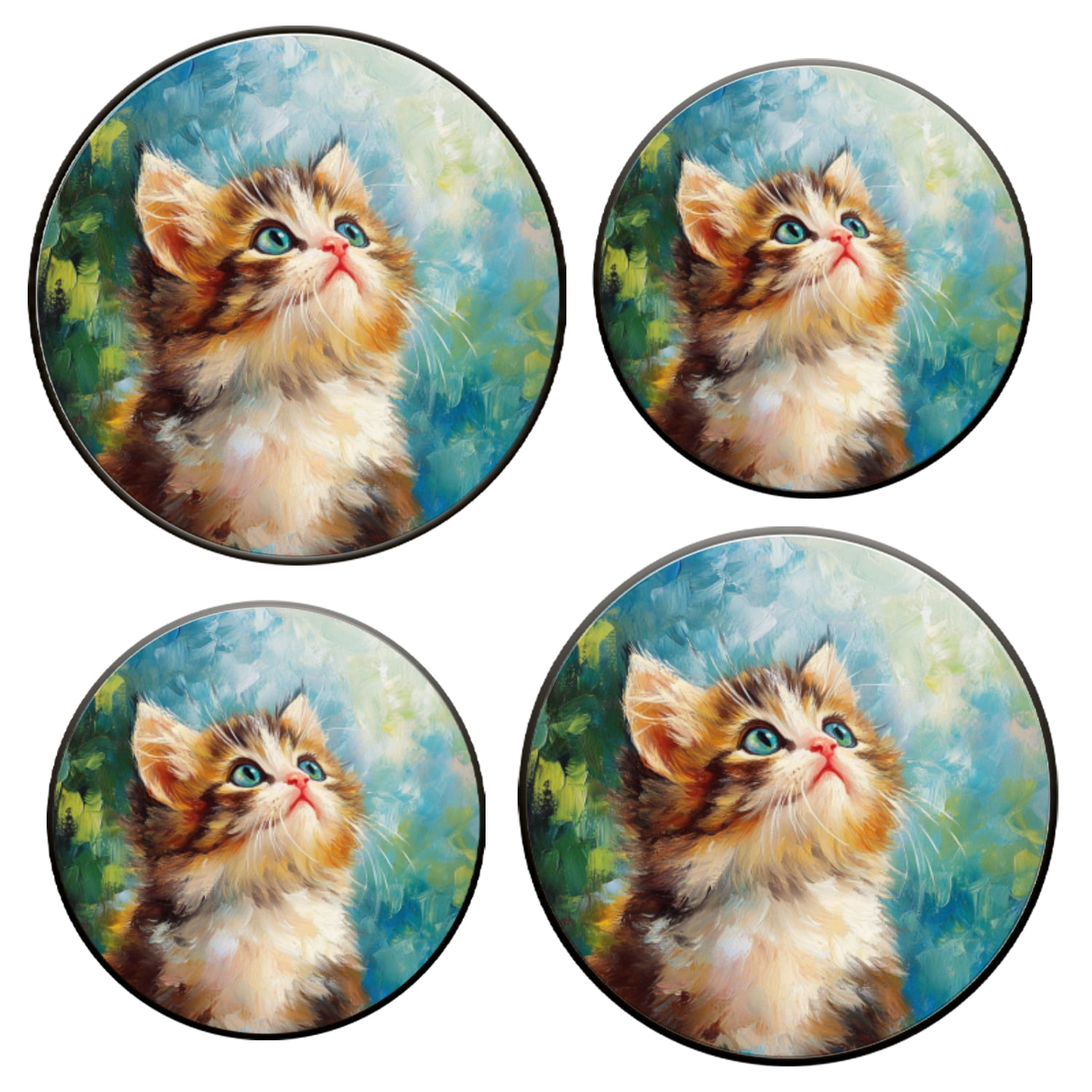 Electric Stove Top Covers Set of 4 for Range Accessories, Gorgeous Sky ...