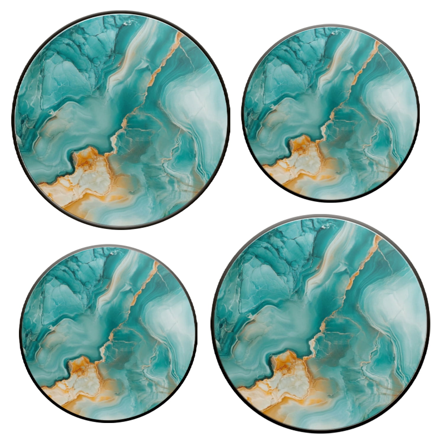 Stovetop Covers for Gas Stove Set of 4 for Range Accessories, Turquoise ...