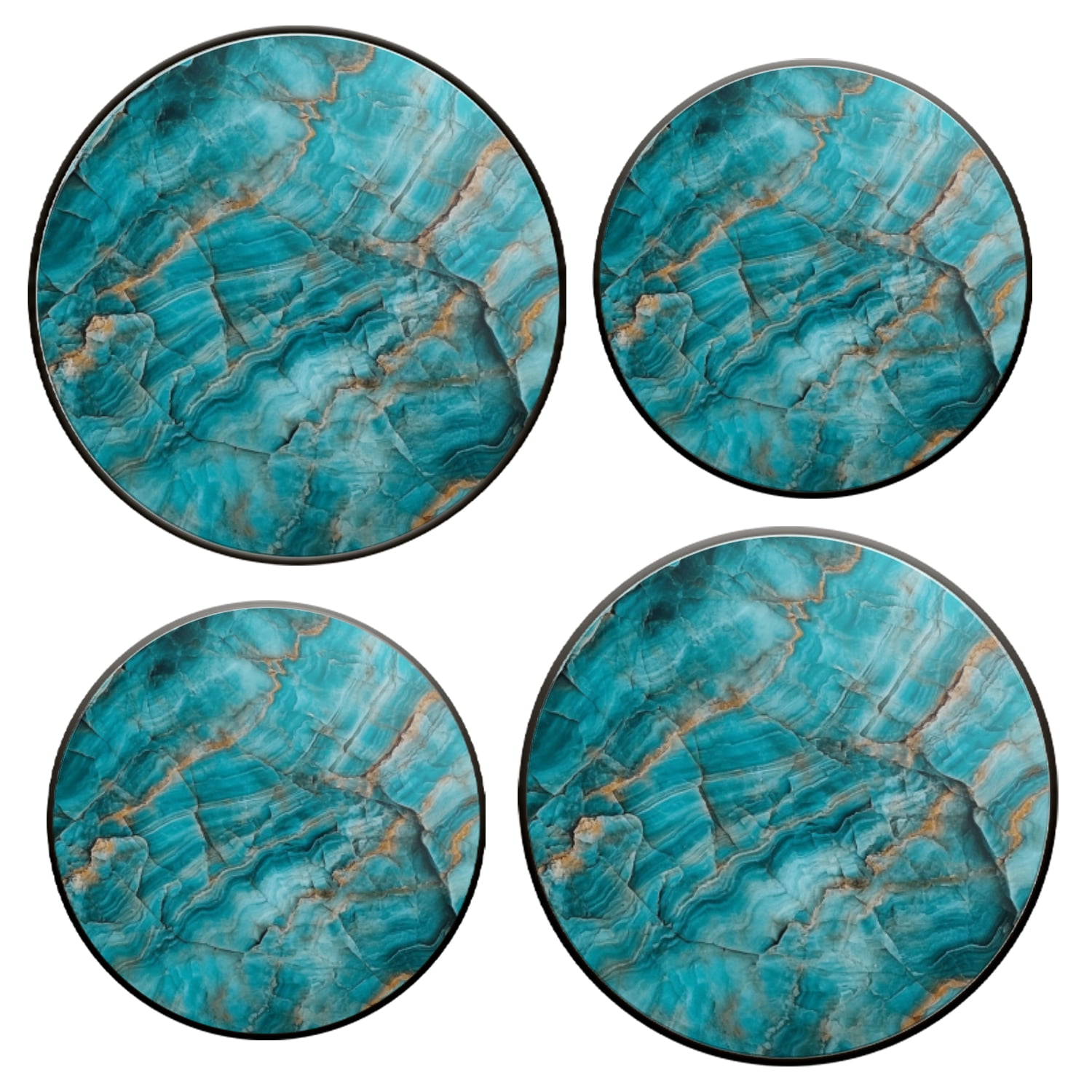 Electric Stove Top Covers Set of 4 for Range Accessories, Turquoise ...