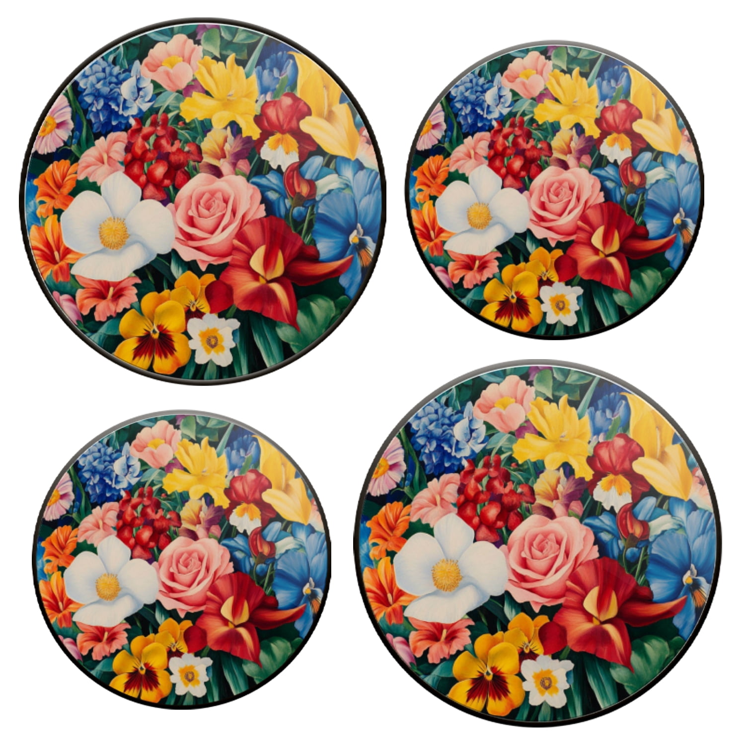 Electric Stove Top Covers Set of 4 for Range Accessories, Vibrant ...