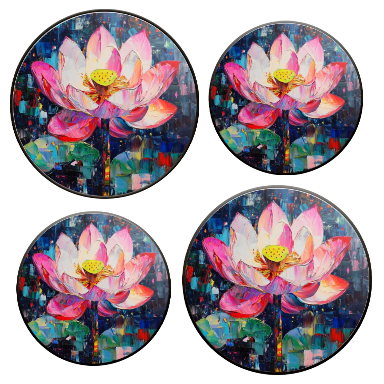 Electric Stove Top Covers Set of 4 for Range Accessories, Colorful ...