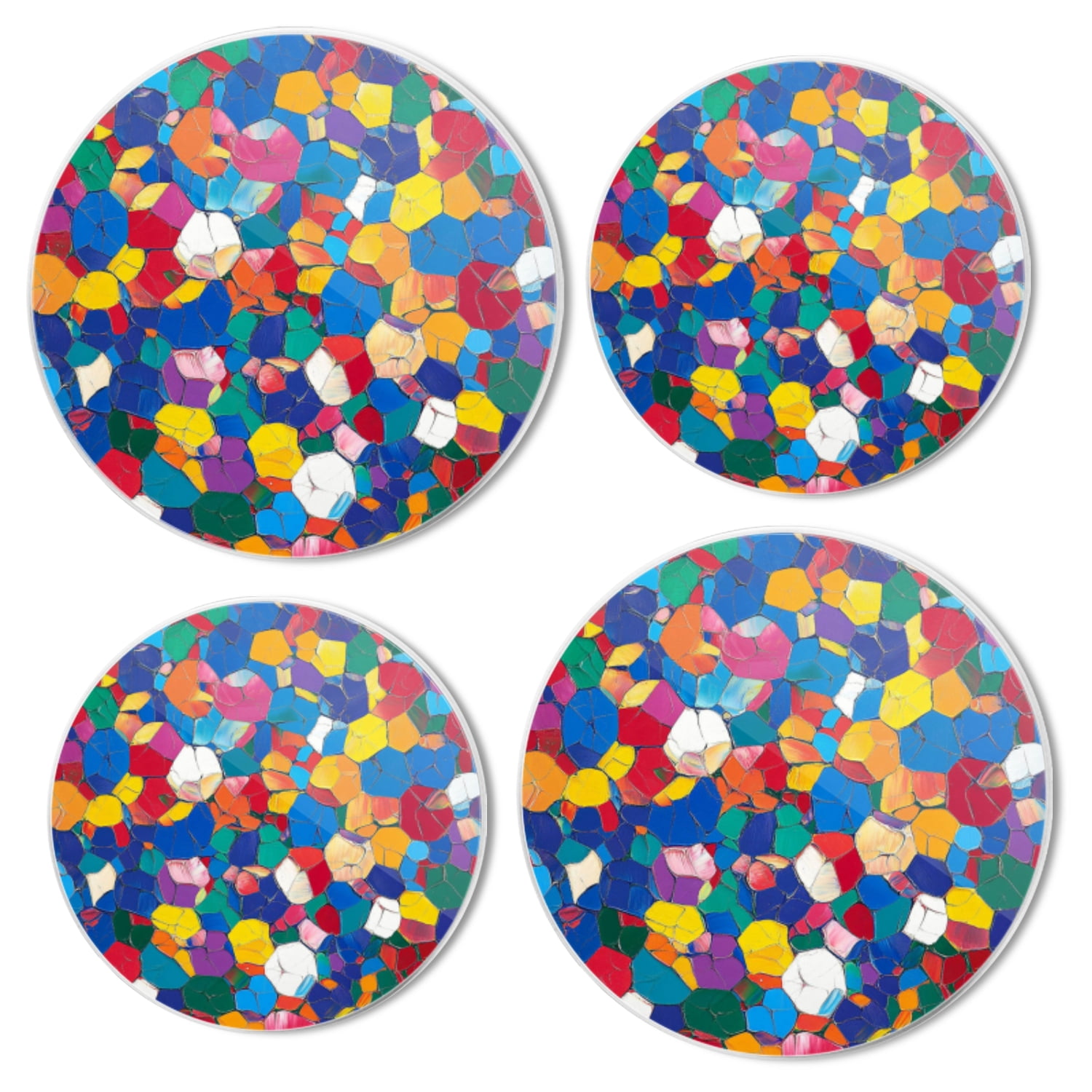 Electric Stove Top Covers Set of 4 for Range Accessories, Colorful ...