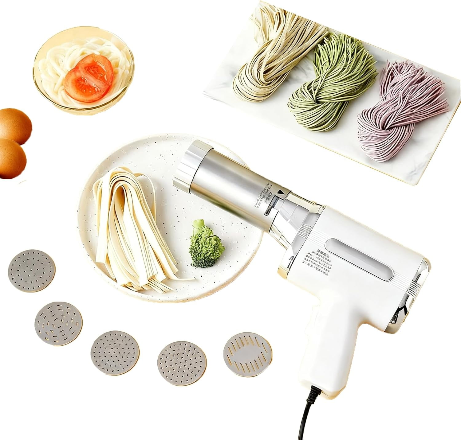 Electric String Hopper Machine, Electric Pasta Maker, Handheld Pasta ...