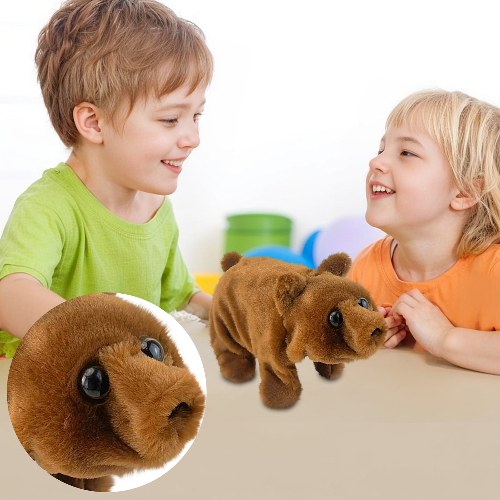 Electric Stuffed Animal Plush Toys Brown Bear Plushies,Brown Bear Plush ...