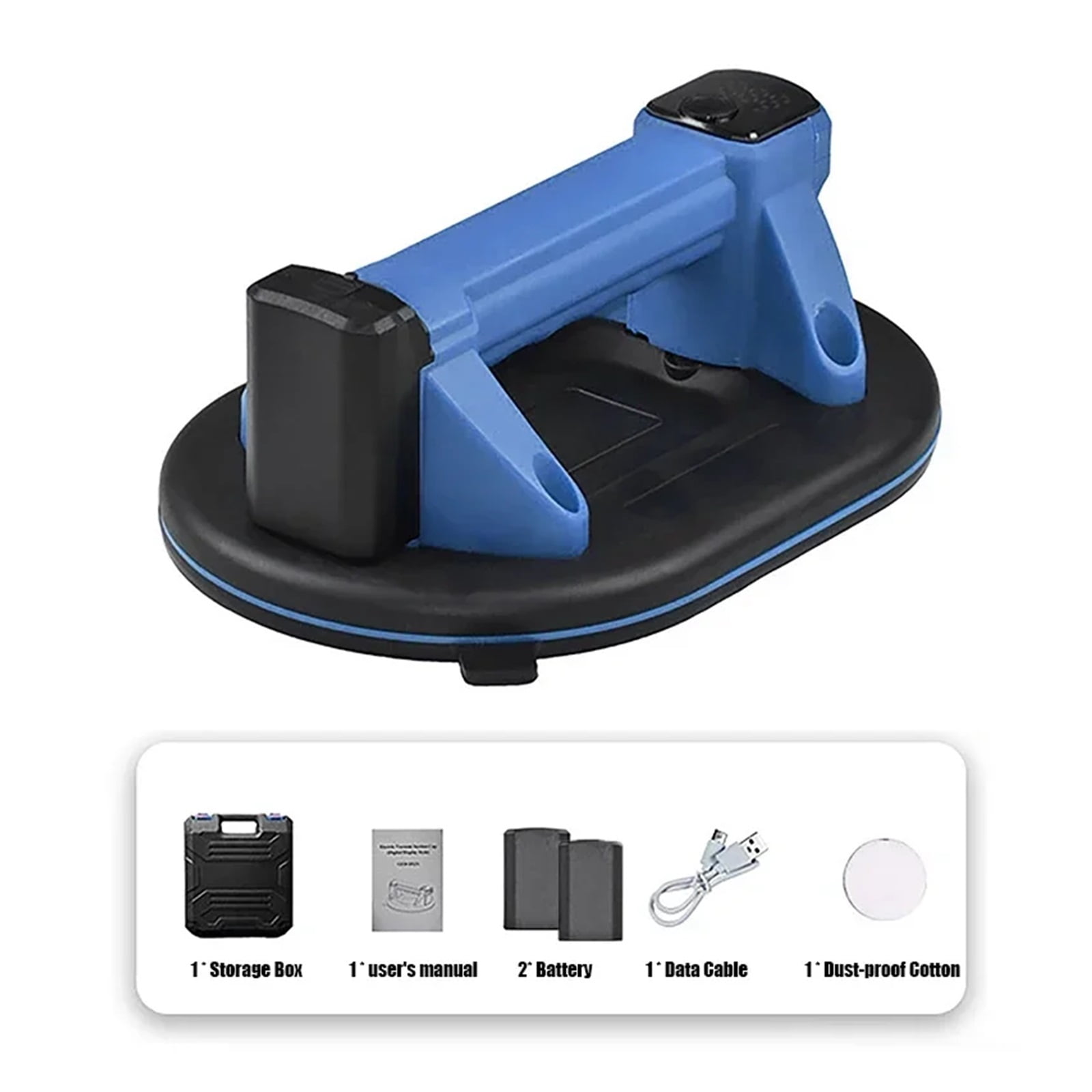 Electric Suction Cup 230KG Safety Suction Force 2000mAh Lithium Battery ...