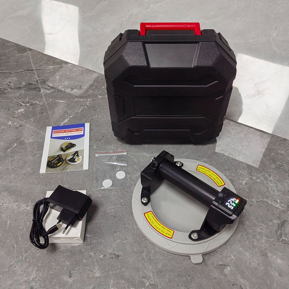 Electric Suction Cup Self-Priming Glass Lifter 8-Inch Vacuum Strong ...