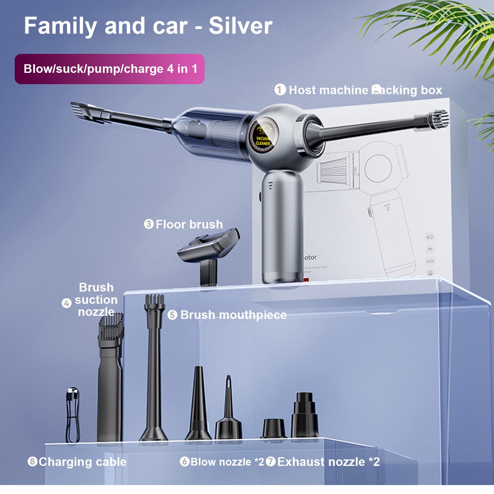 Electric Super Power Wireless Air Duster, Rechargeable Brushless Motor ...