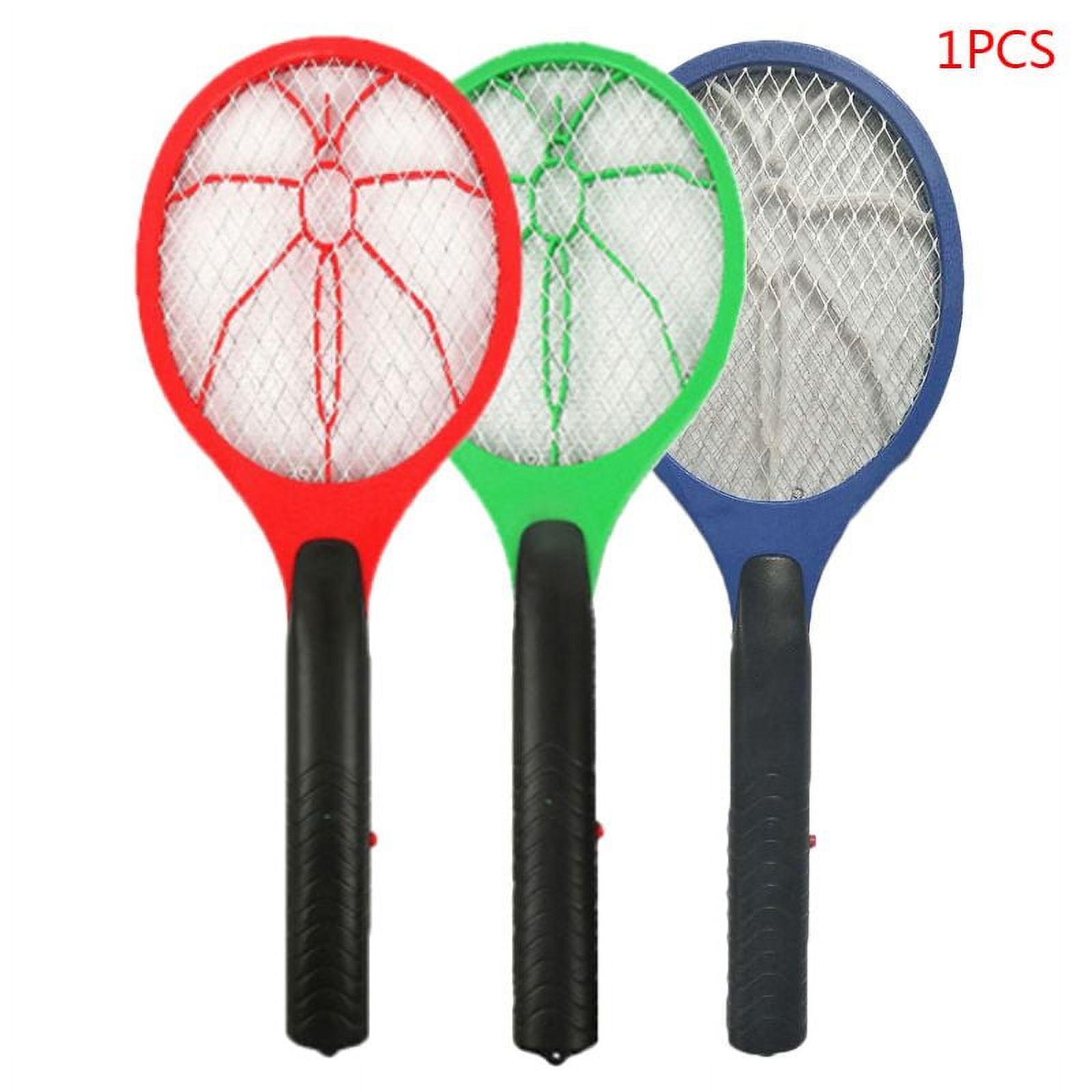 Electric Swatter Cordless Battery Power Insects Fly Killer Bug Zapper ...