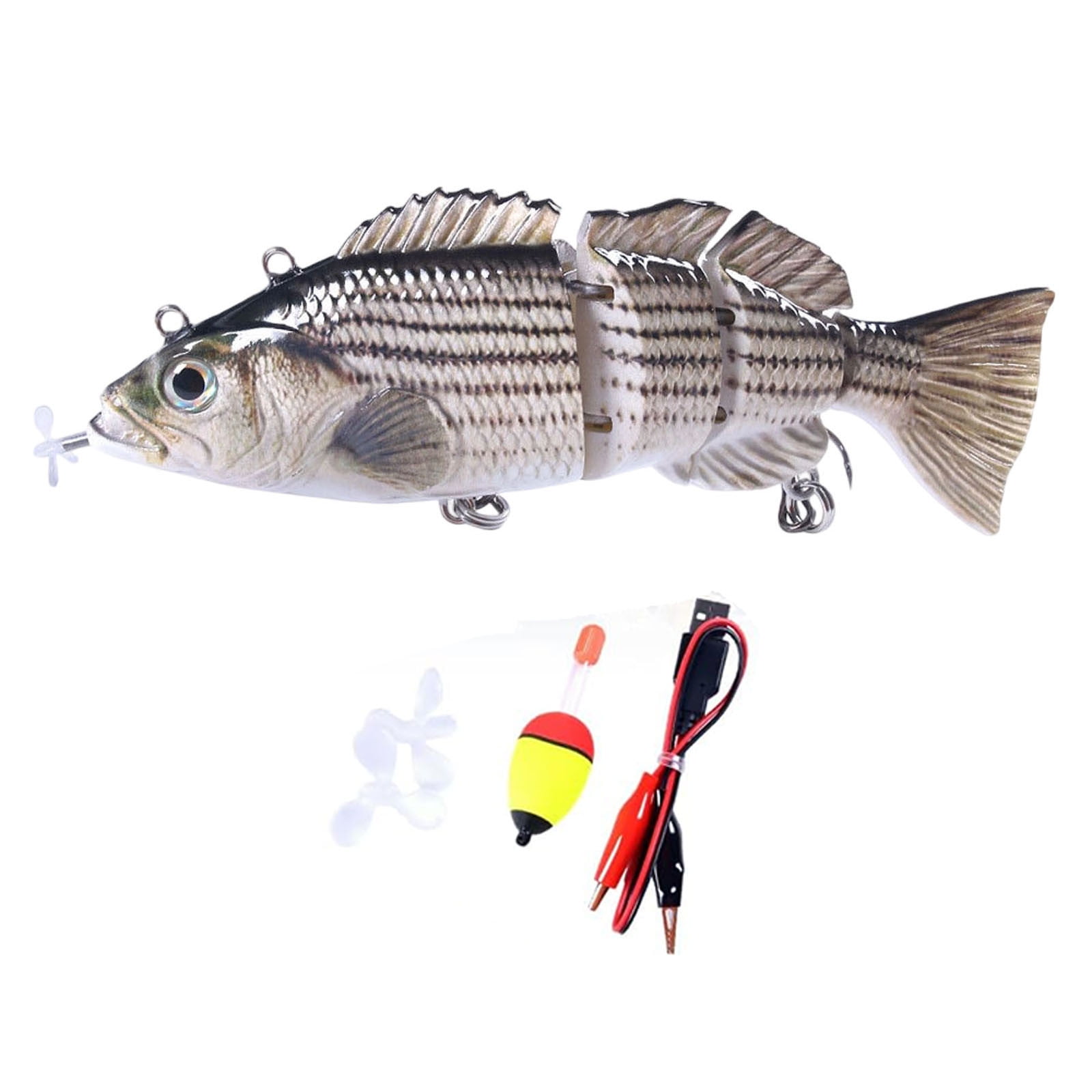 Electric Swimming Fishing Lure - 3D Lifelike Robotic Bait for ...