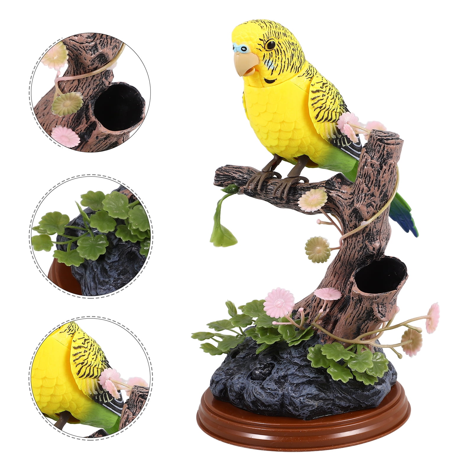 Electric Talking Parrot Kid Early Educational Toy Decor Recording ...