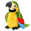 WEofferwhatYOUwant Talking Parrot Plush Toy - Voice Activated Bird ...