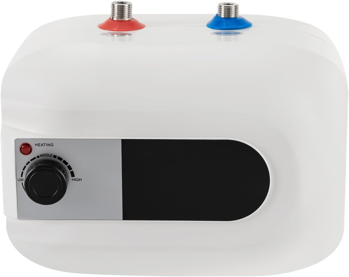 Electric Tank Water Heater, 1.6 Gallon Under Sink White Instant Hot ...