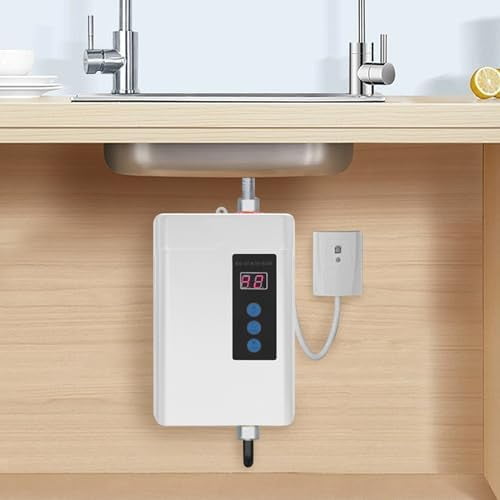 Electric Tankless Water Heater 4000W 110V Bathroom Kitchen Instant Hot ...