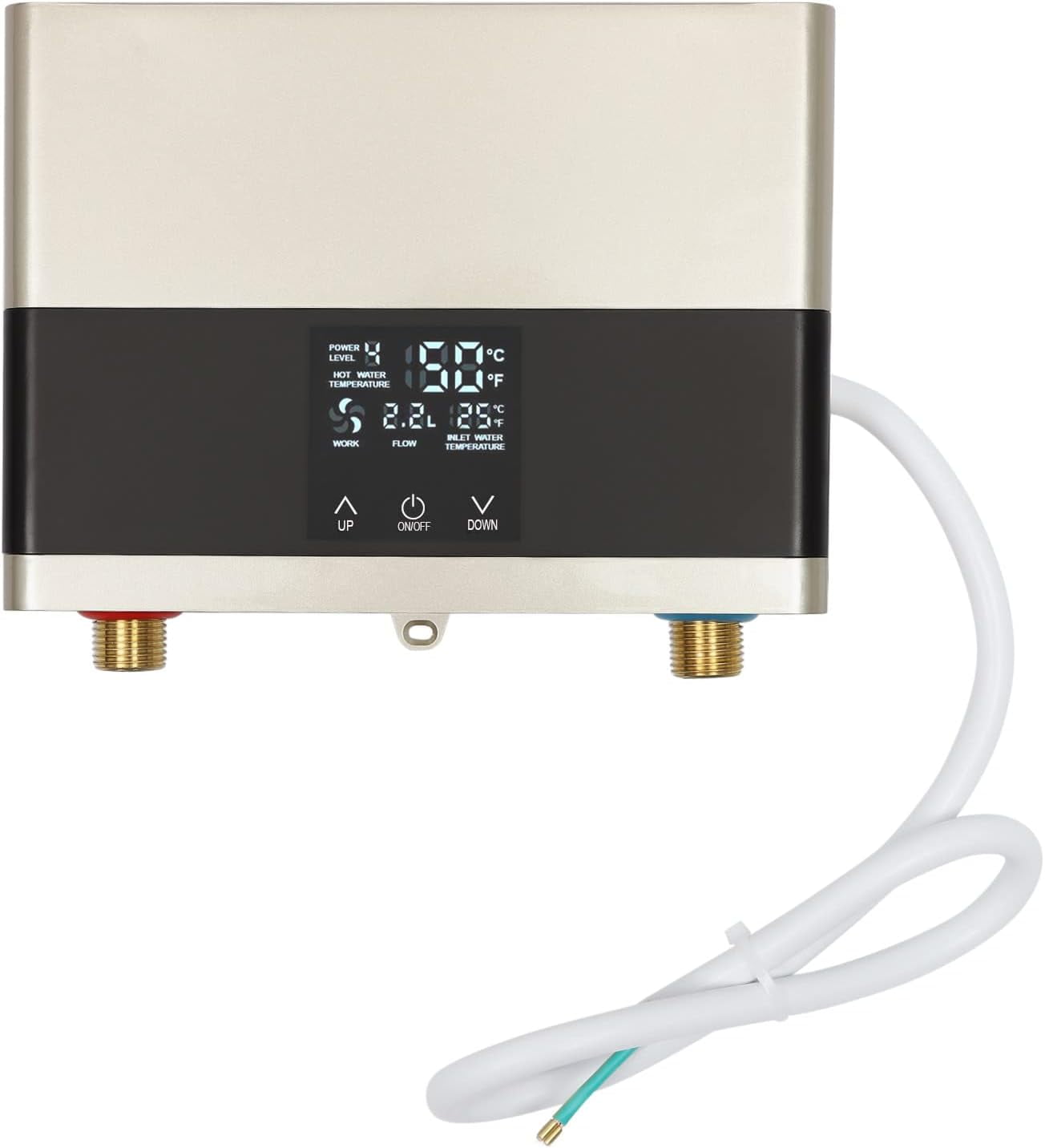 Electric Tankless Water Heater 4000W 110V Mini Instant Hot Water Heater ...