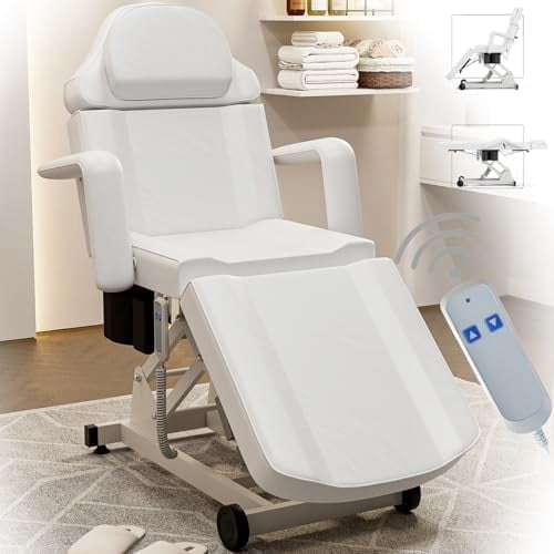 Electric Tattoo Chair Esthetician Bed, Lash Chair for Eyelash, Facial ...