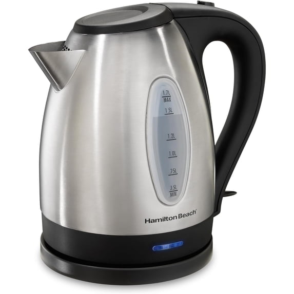 Electric Tea Kettle, Water Boiler & Heater, 1.7 Liter, Cordless Serving ...