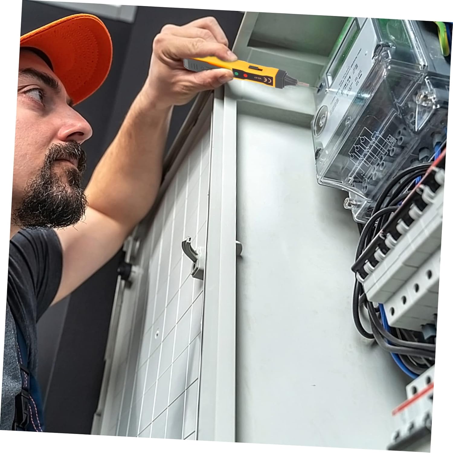 Electric Tester Pen, AC Voltage Detector Pen Inductive AC/DC Voltage ...