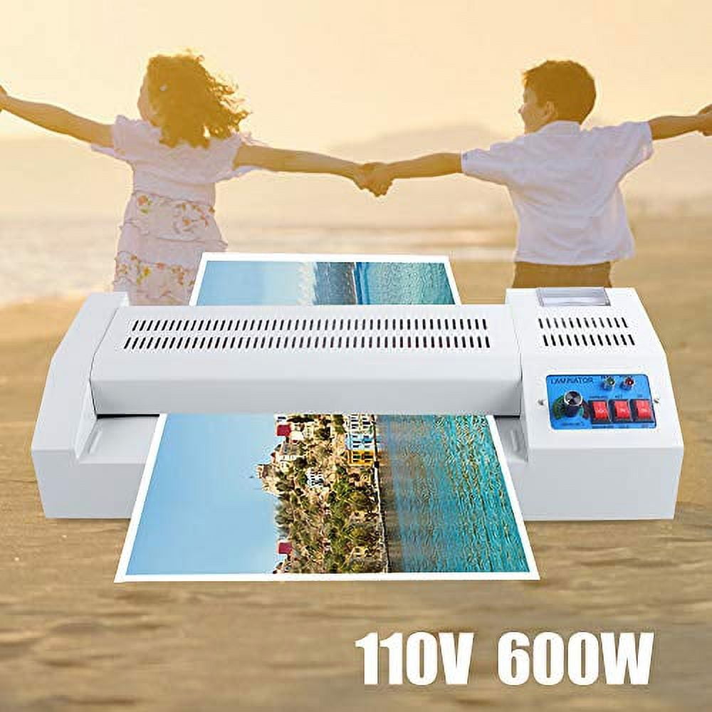 Electric Thermal Laminator Machine Large Laminator for A4/A3 Paper Hot/Cold Roll Laminating ...