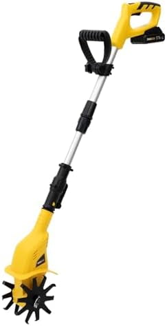Electric Tiller for Gardening 20-Volt Cordless Electric Garden Tiller ...