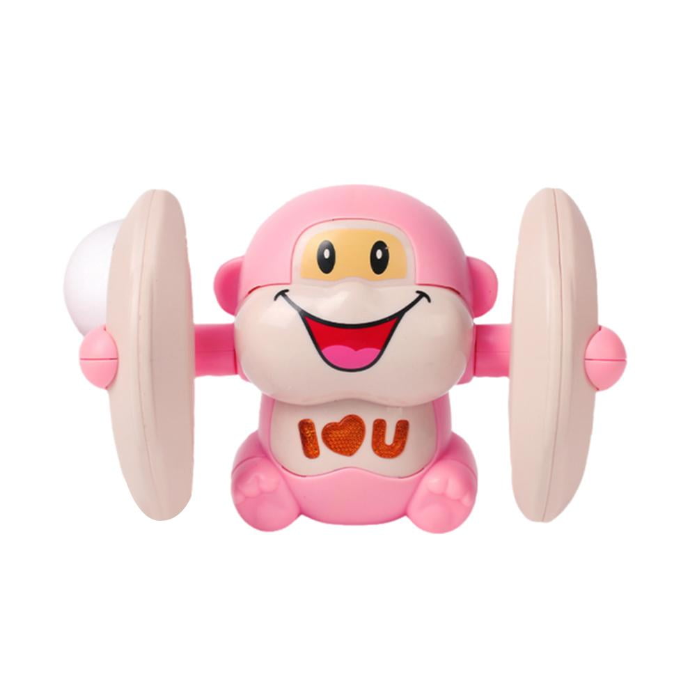 Electric Tipping Bucket Monkey Bear Voice Activated Induction Cartoon ...