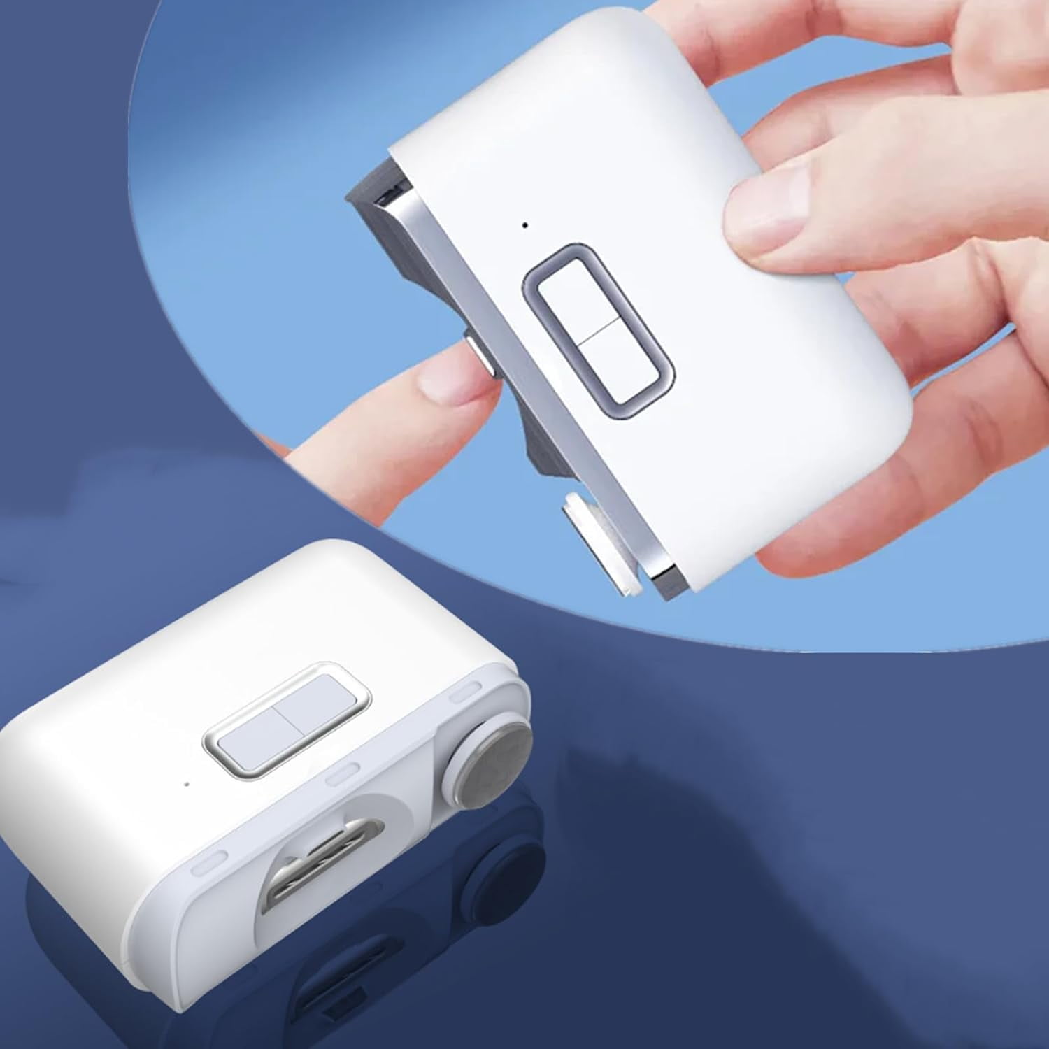 Electric Toenail Clipper, 2-in-1 Cutting and Grinding Automatic Nail ...