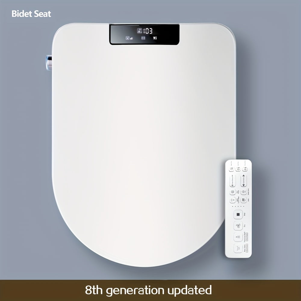 Electric Toilet Bidet Seat U-Shaped, Electric Bidet Seat With ...