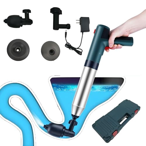 Electric Toilet Plunger,High Pressure Air Electric Gun Toilet Plunger ...