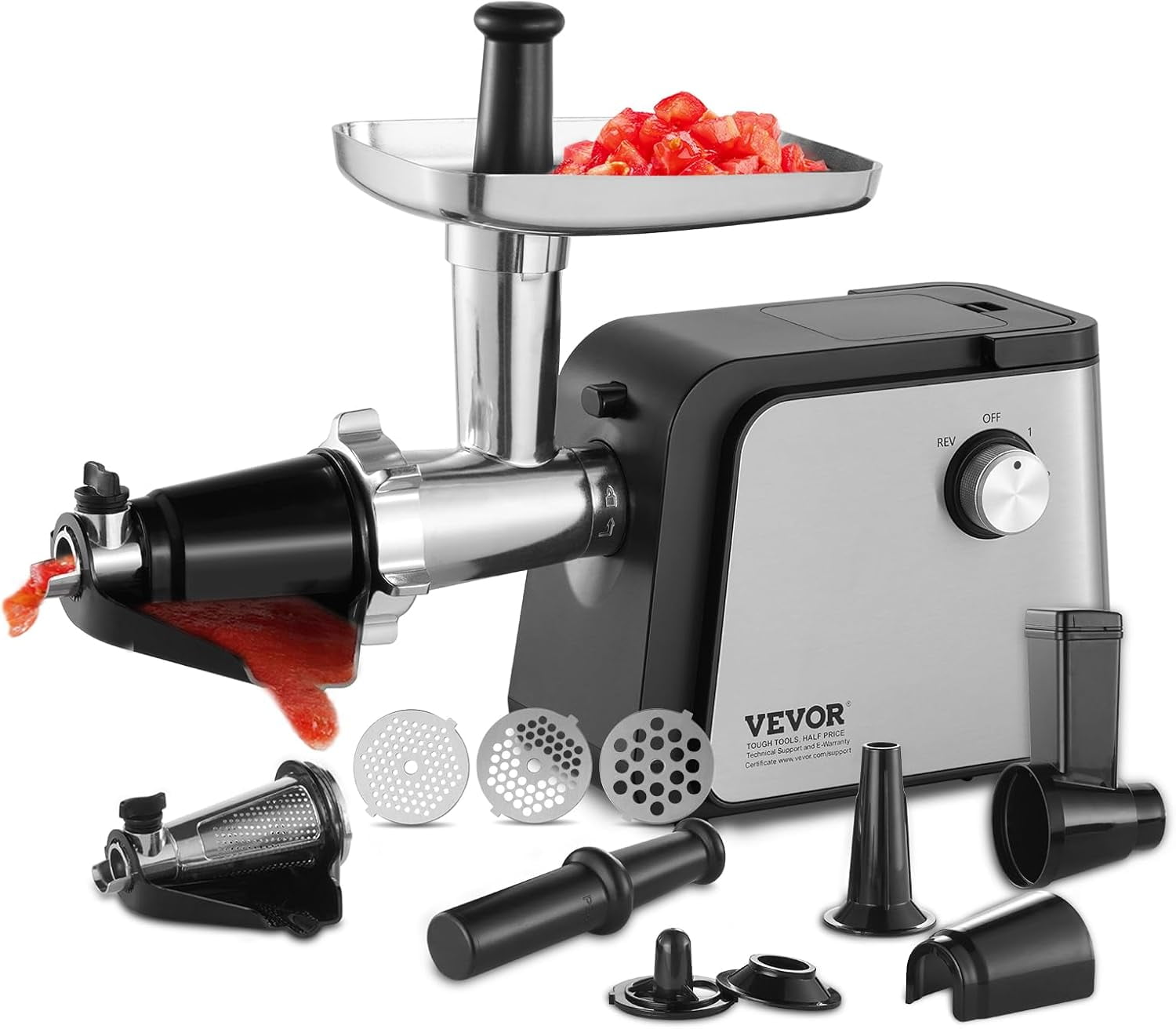 Electric Tomato Strainer, 700W Tomato Sauce Maker Machine, 5.5 LBS/Min ...