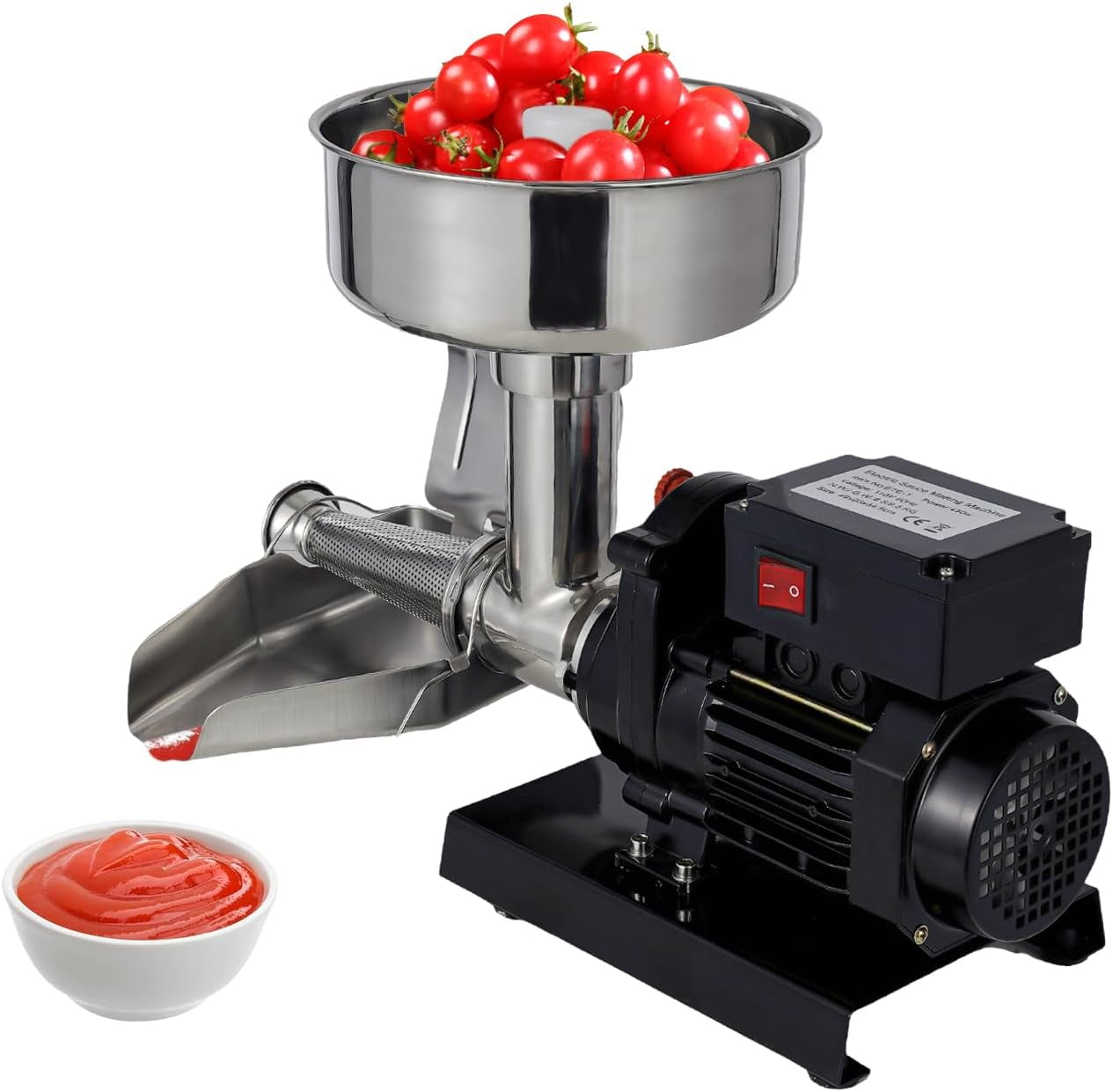 Electric Tomato Strainer Machine, 450W Tomato Sauce Maker Machine ...