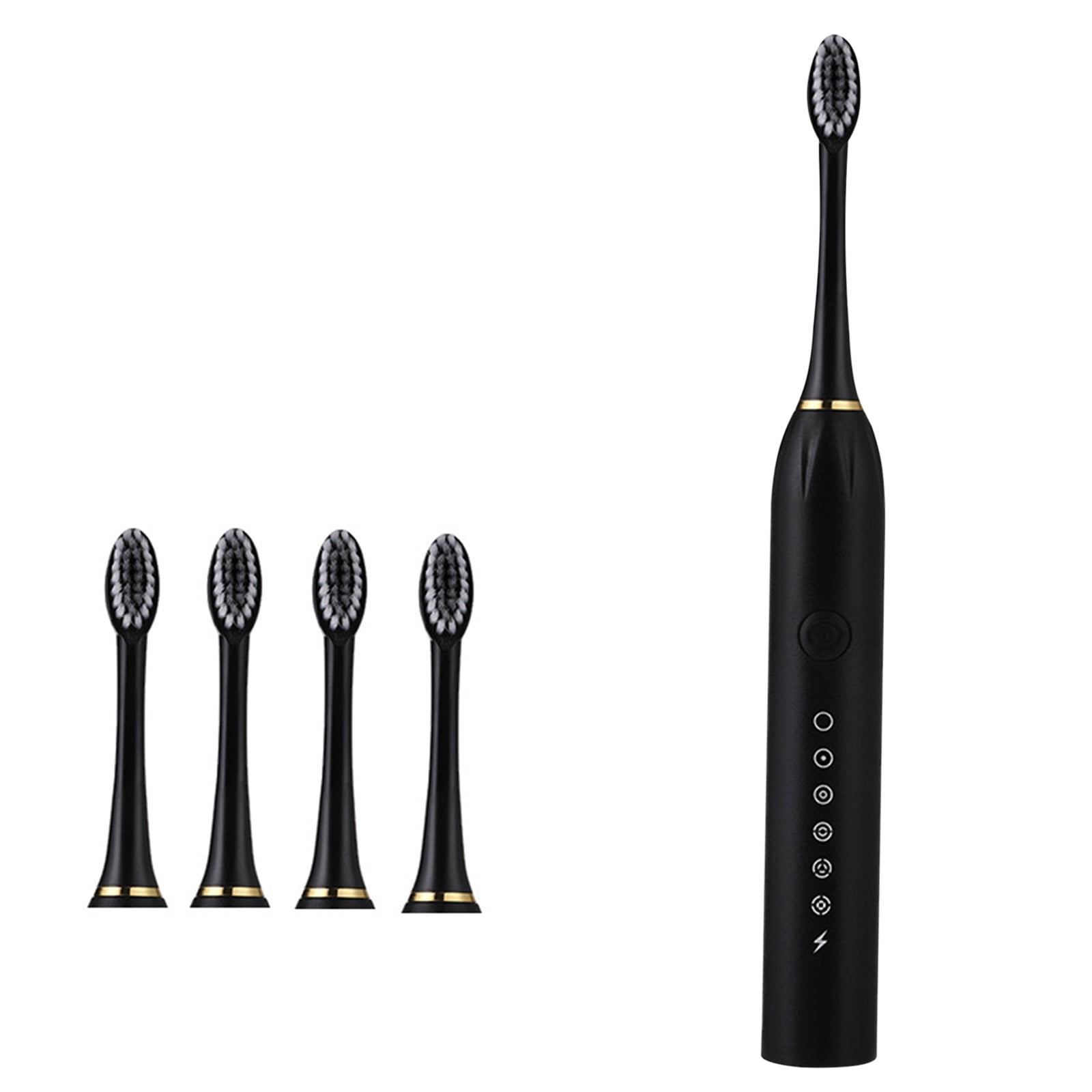 Electric Toothbrush with 4 Brush Heads for Kids and Children, One ...