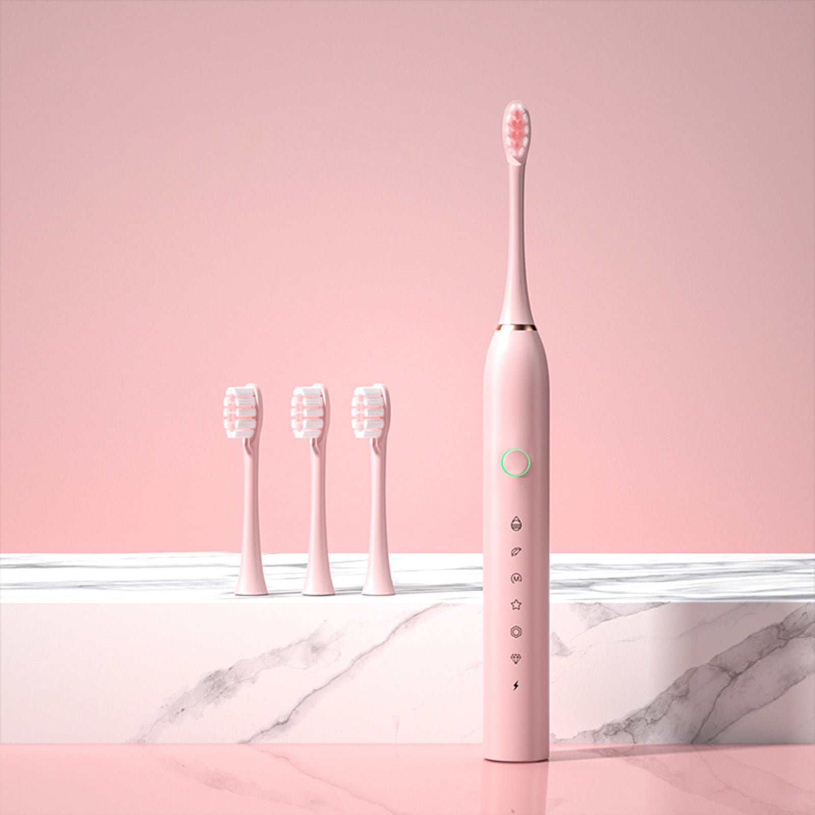 Electric Toothbrush with 6 Cleaning Modes, 4 Replacement Heads, 42,000 Strokes Min, IPX7 ...