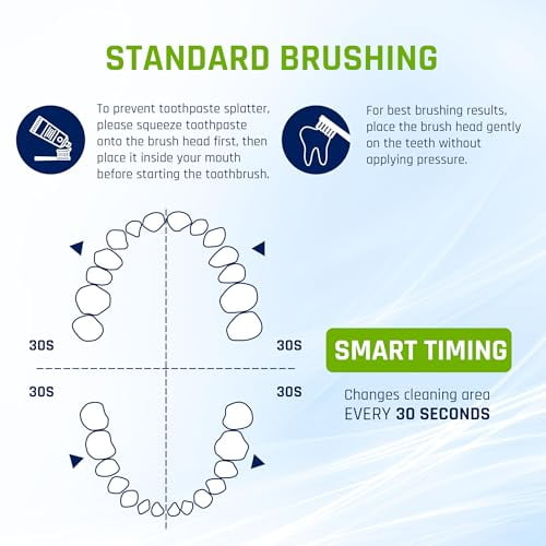 Electric Toothbrush for Adults, Battery Operated Rechargeable Sonic ...