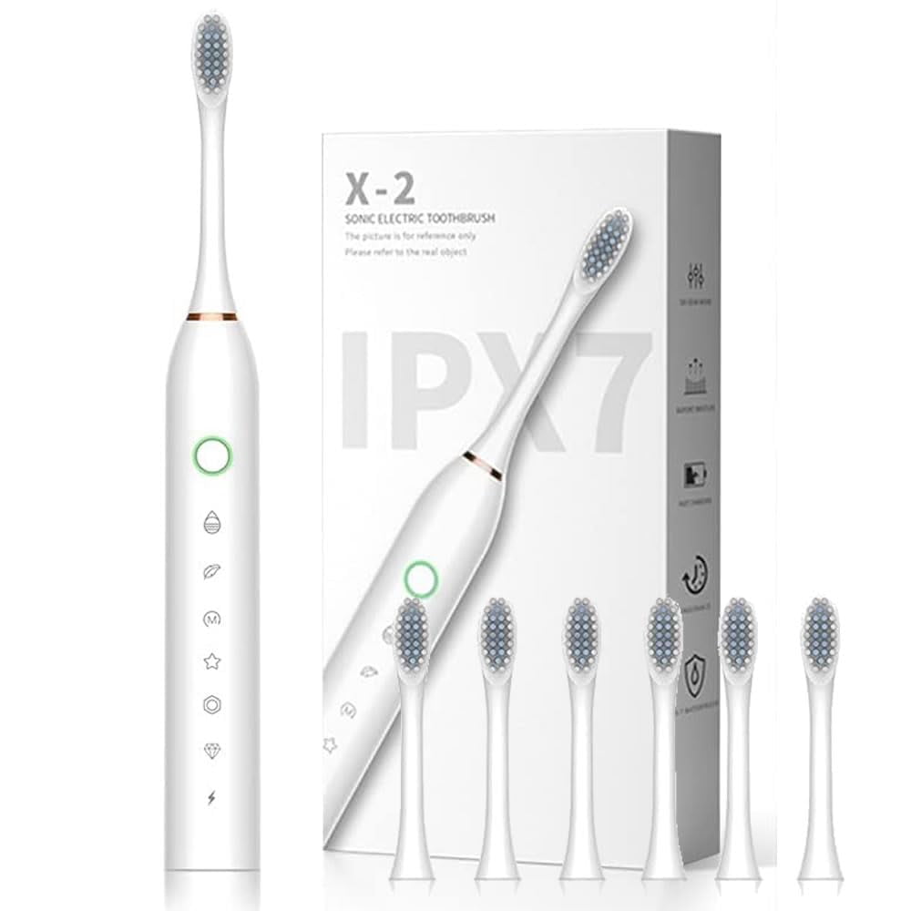 Electric Toothbrush for Adults SSF20 and Kids, Wireless Rechargeable ...