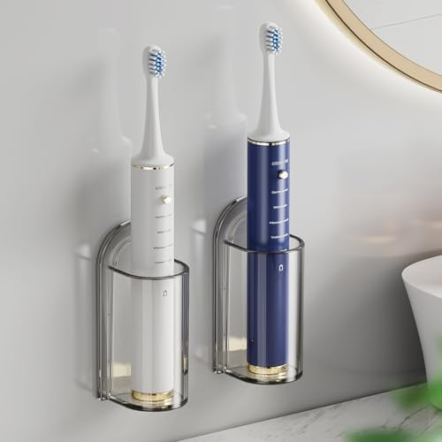 Electric Toothbrush Holders Wall Mounted, Single Slot Toothbrush ...