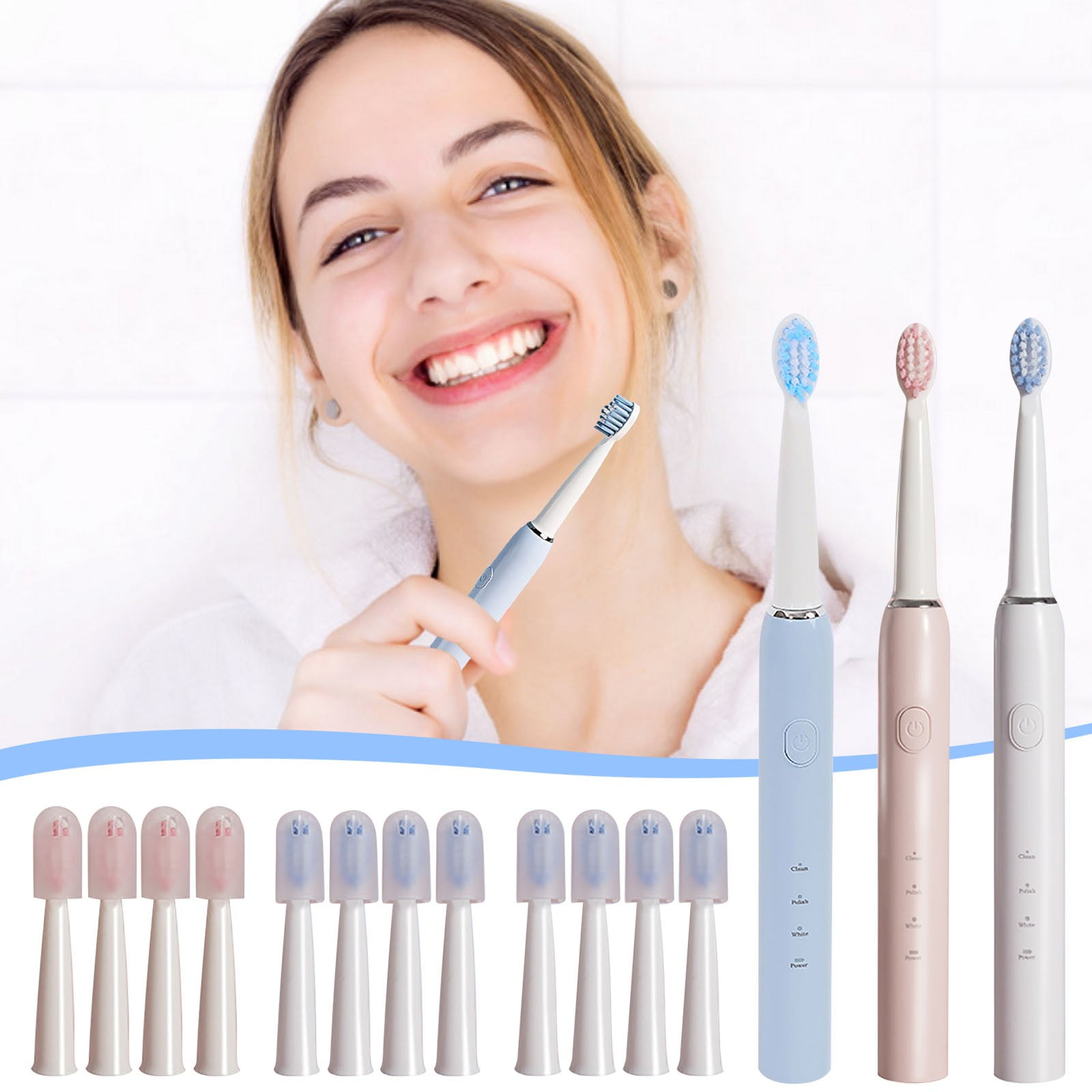 Electric Toothbrush | Intelligent Portable Sonic Toothbrush - 3 Speeds ...