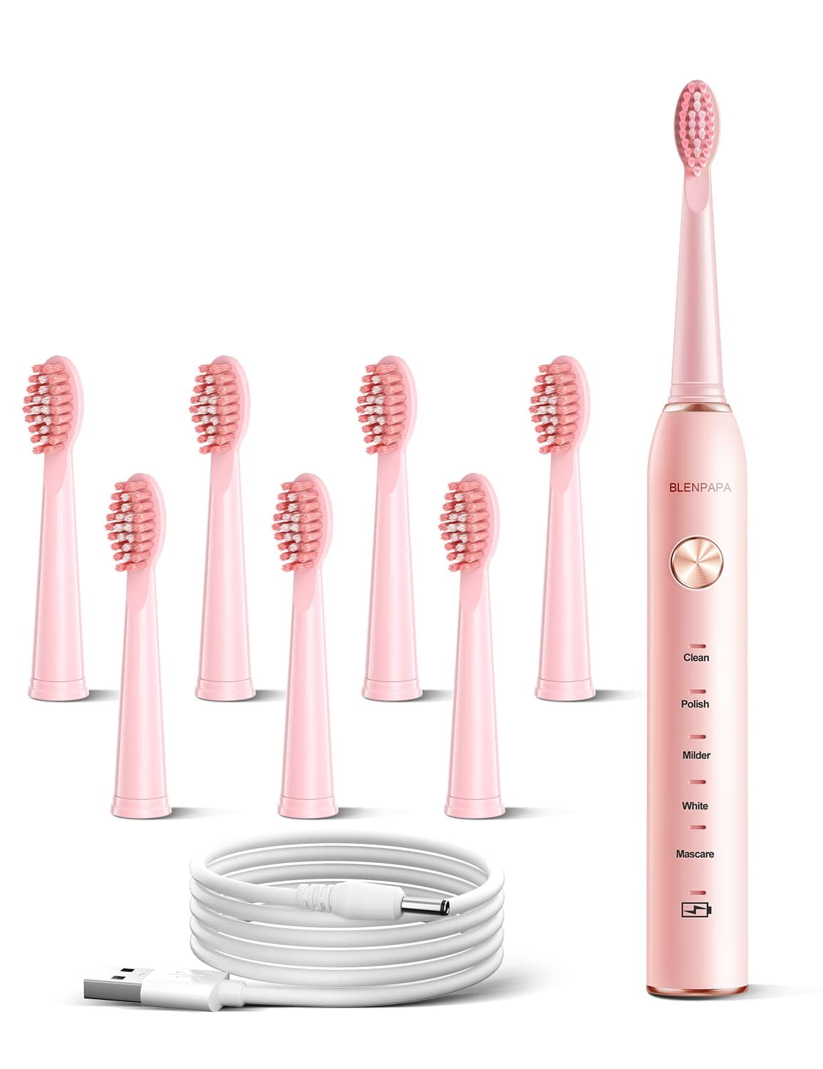 Battery Powered Motorized Pink Electric Toothbrush - Walmart.com