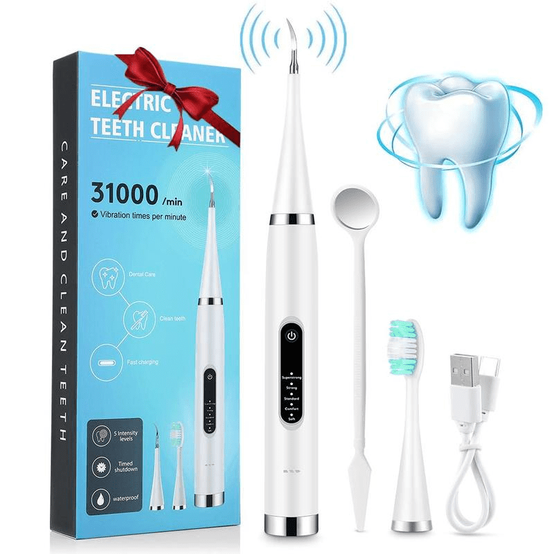 Electric Toothbrush & Professional Teeth Cleaning Kit – 6 Modes to ...