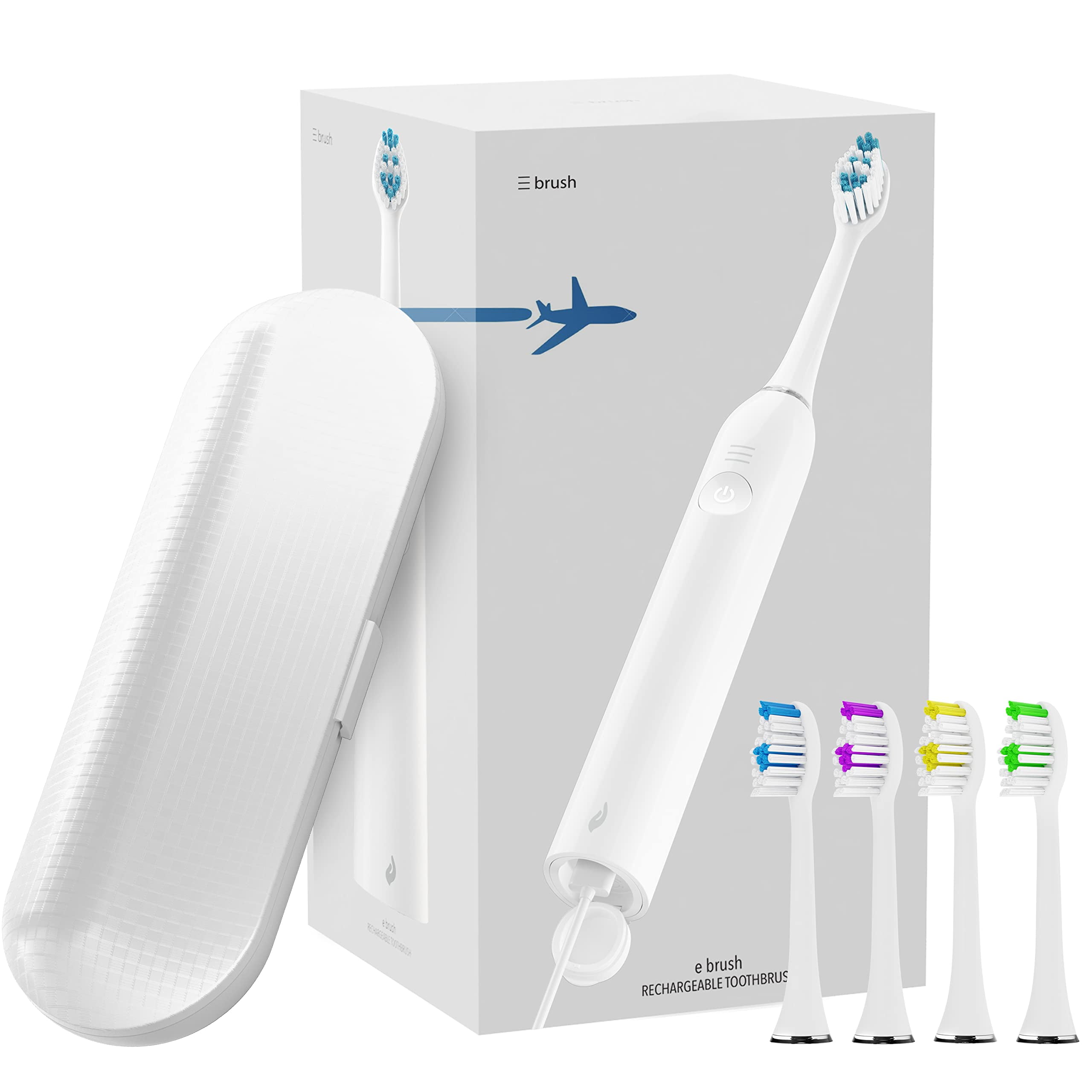 Electric Toothbrush Rechargeable Sonic KEF16 Toothbrush for Kids and ...