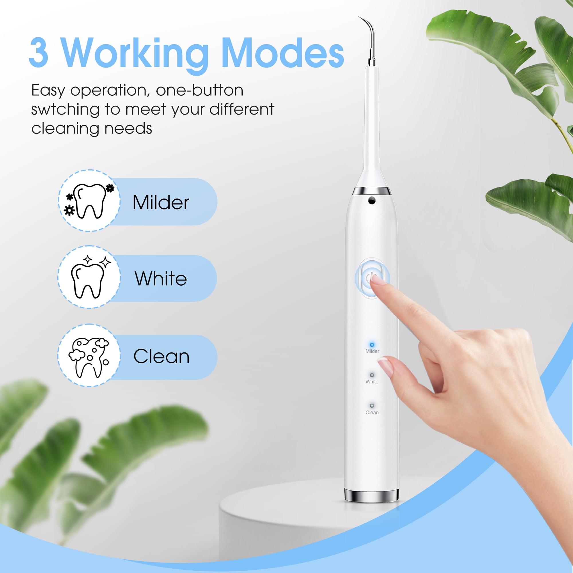 Electric Toothbrush for Teeth Tartar Remover, Dental Calculus Remover ...