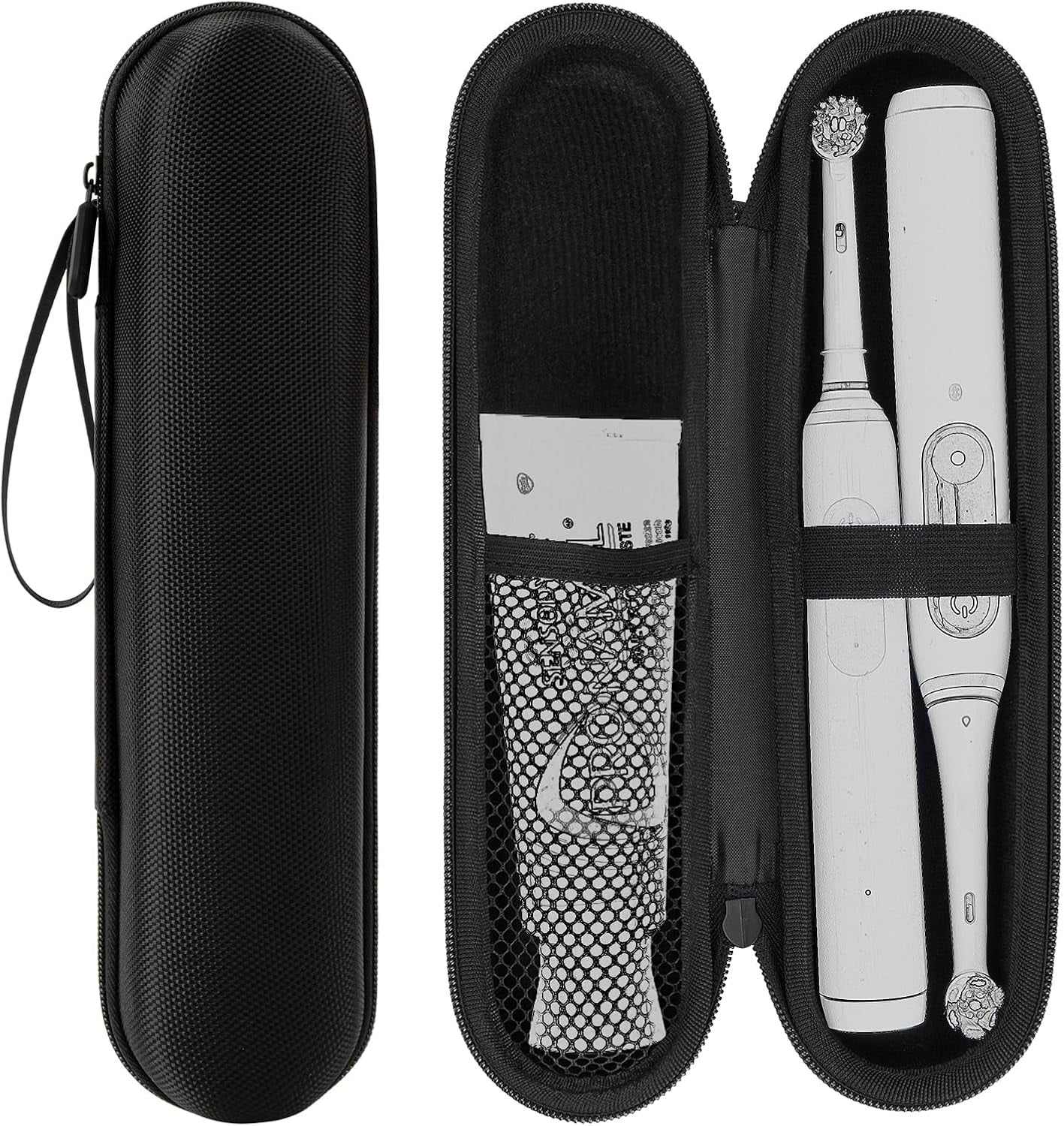 Electric Toothbrush and Toothpaste Travel Case, Battery Toothbrush ...