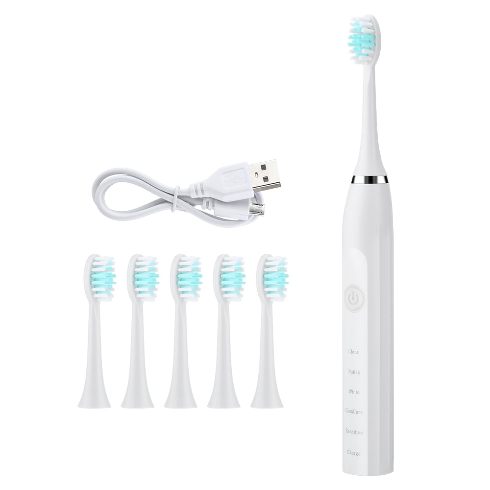 Electric Toothbrush for Adults,Soft Bristles Rechargeable Waterproof ...