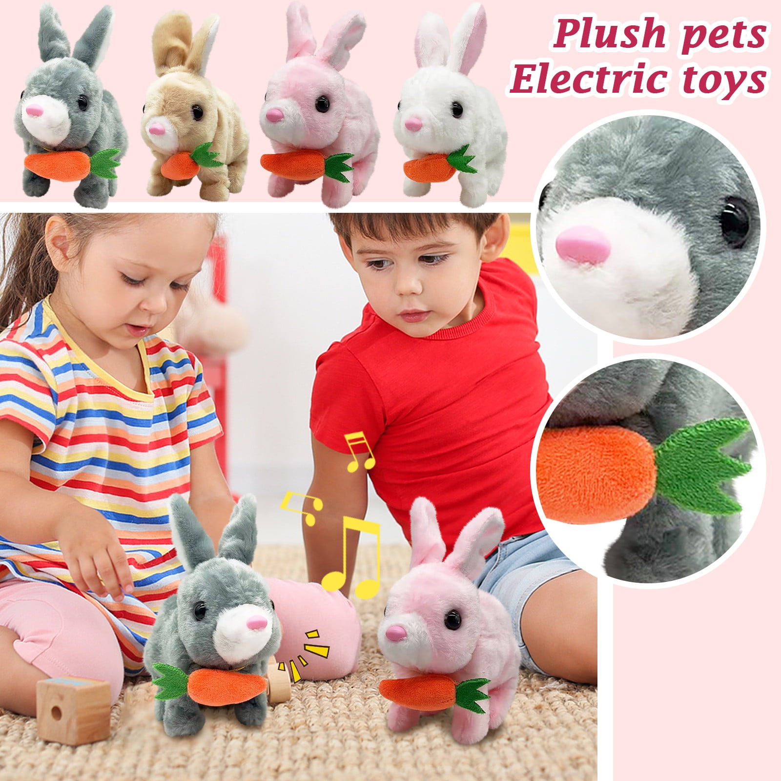 Electric Toy Bunby - My Realistic Bunny Toy Can Jump And Call, Vitality ...